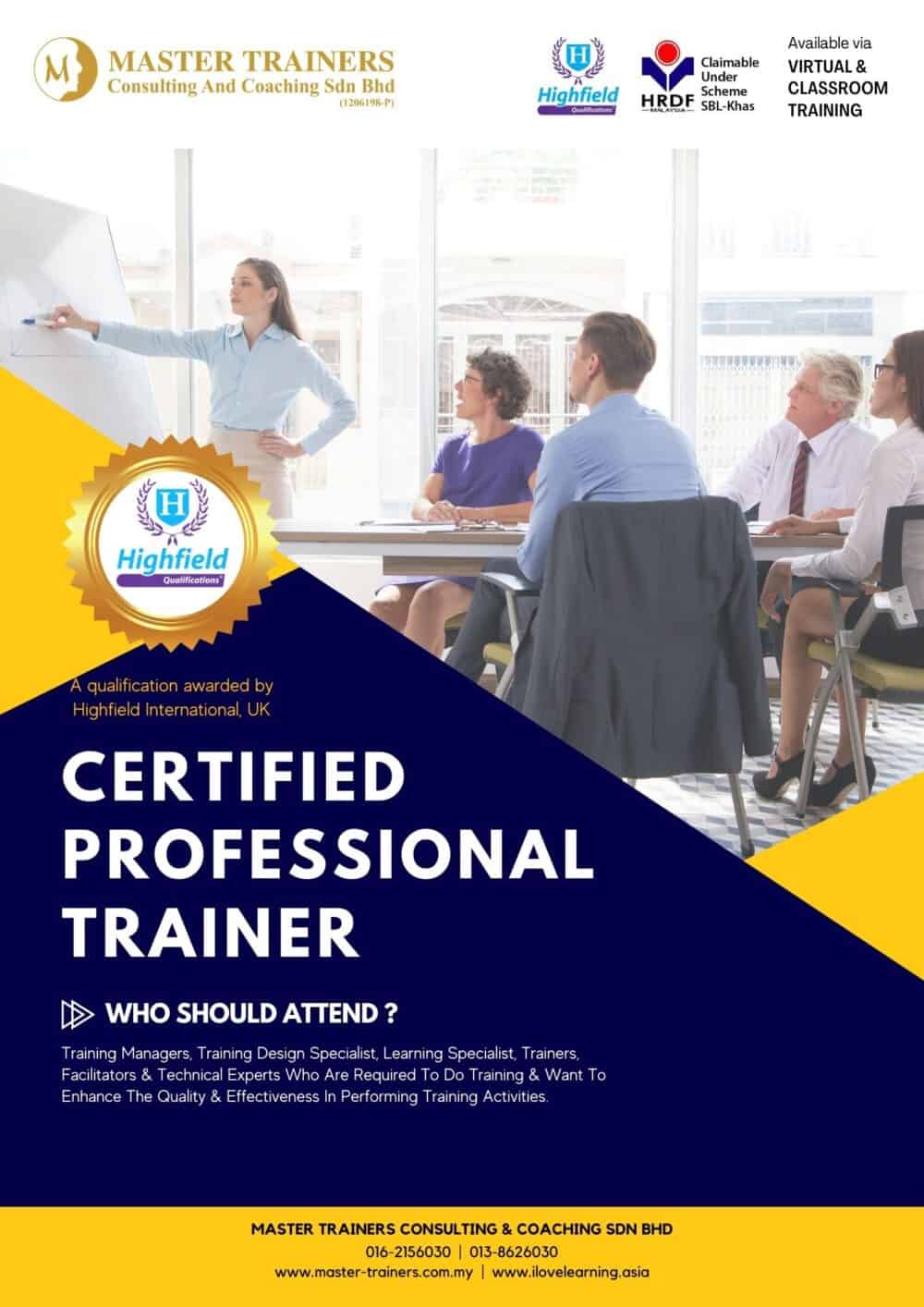 Certified Professional Trainer - Jackson Ng International